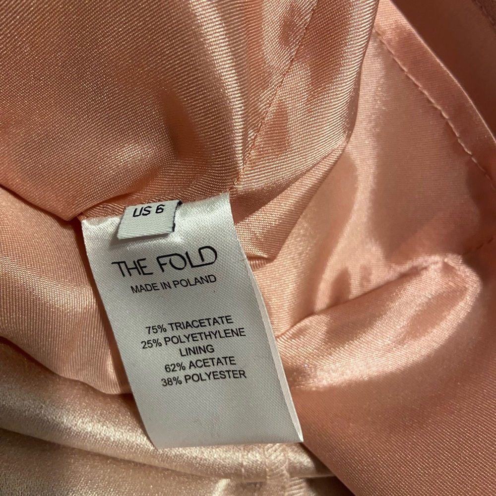 The Fold London Soft Pink Draped Front Top. - Gem